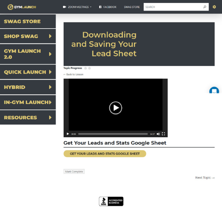 01 - Downloading and Saving Your Lead Sheet | PDF