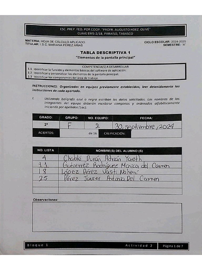 Actividad2 TablaDescriptiva | PDF