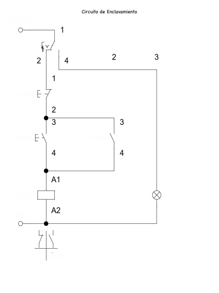 Circuitos de Enclavamiento y Control | PDF