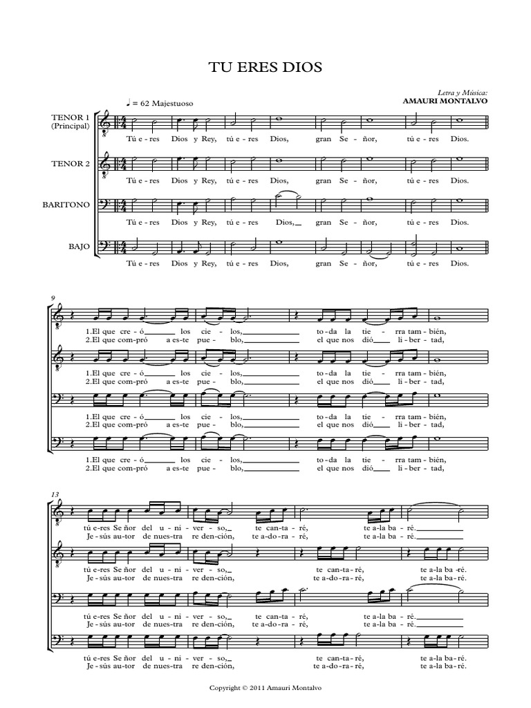 Tu Eres Dios | PDF