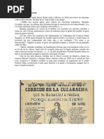 Historia y Estructura del Corrido | PDF | Corrido | México