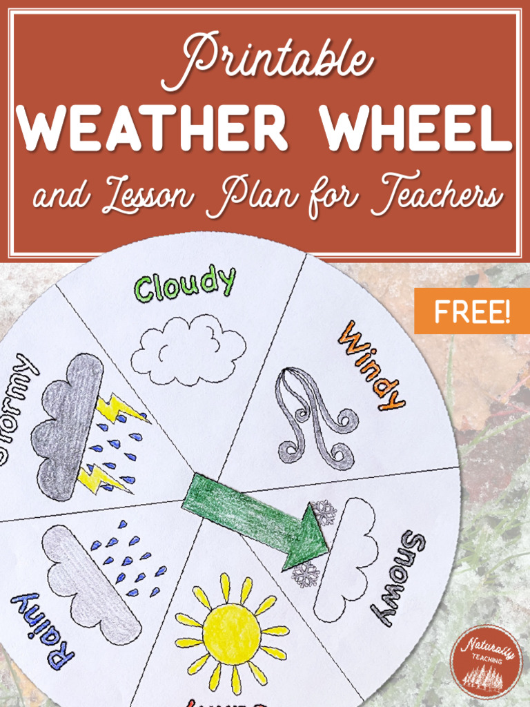 PrintableWeatherWheelFREE-1 | PDF | Weather | Learning
