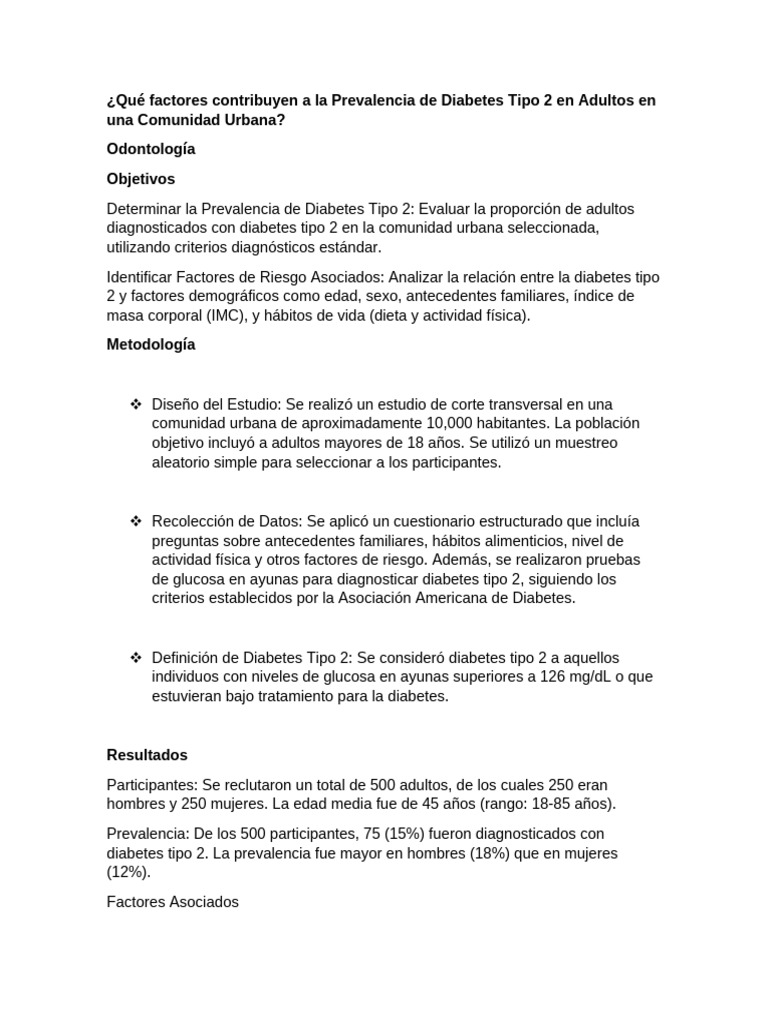 Cross-Sectional Study | PDF | Diabetes | Obesidad