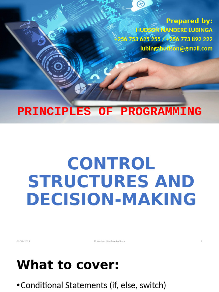 Control Structures and Decision-Making | PDF | Control Flow | Computer Programming