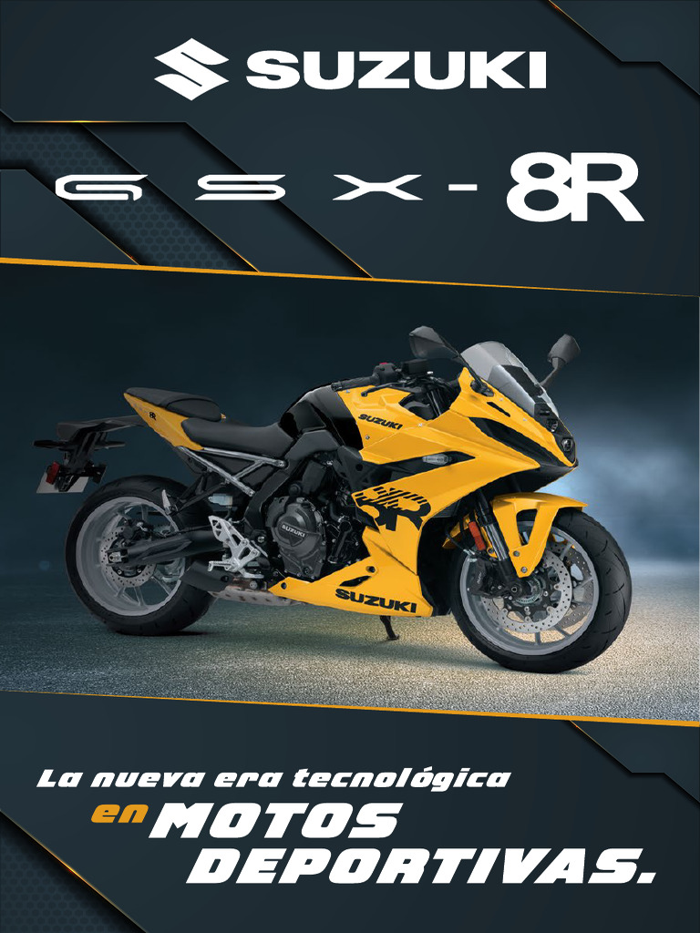 Suzuki GSX-8R: Potencia y Tecnología | PDF | Motocicleta | Vehículo de ...