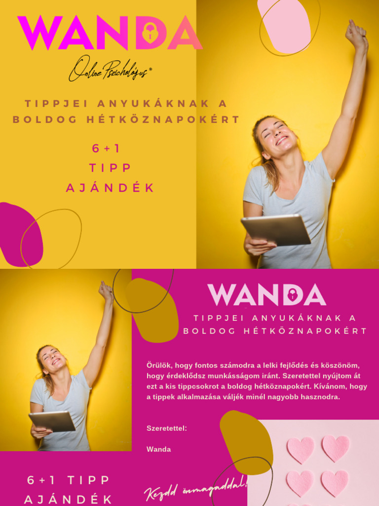 Wanda 6+1 tippjei anyukáknak a boldog hétköznapokért ebook | PDF
