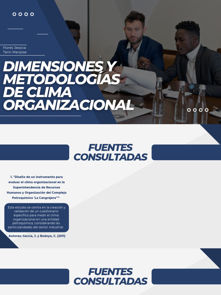 Tarea 5. Dimensiones y Metodologías de Clima Organizacional | PDF | Motivación | Motivacional
