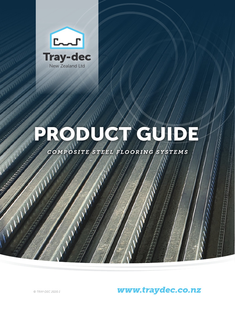 Tray-dec Composite Flooring Guide | PDF | Strength Of Materials | Concrete