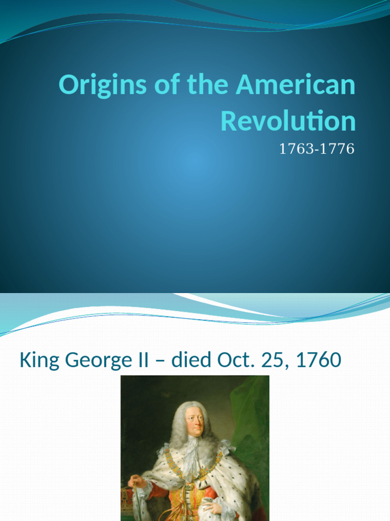 Origins of The American Revolution | PDF | Common Sense | American ...