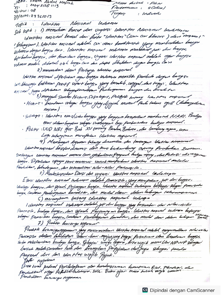 Ilham Abdul Hafizh PKN | PDF