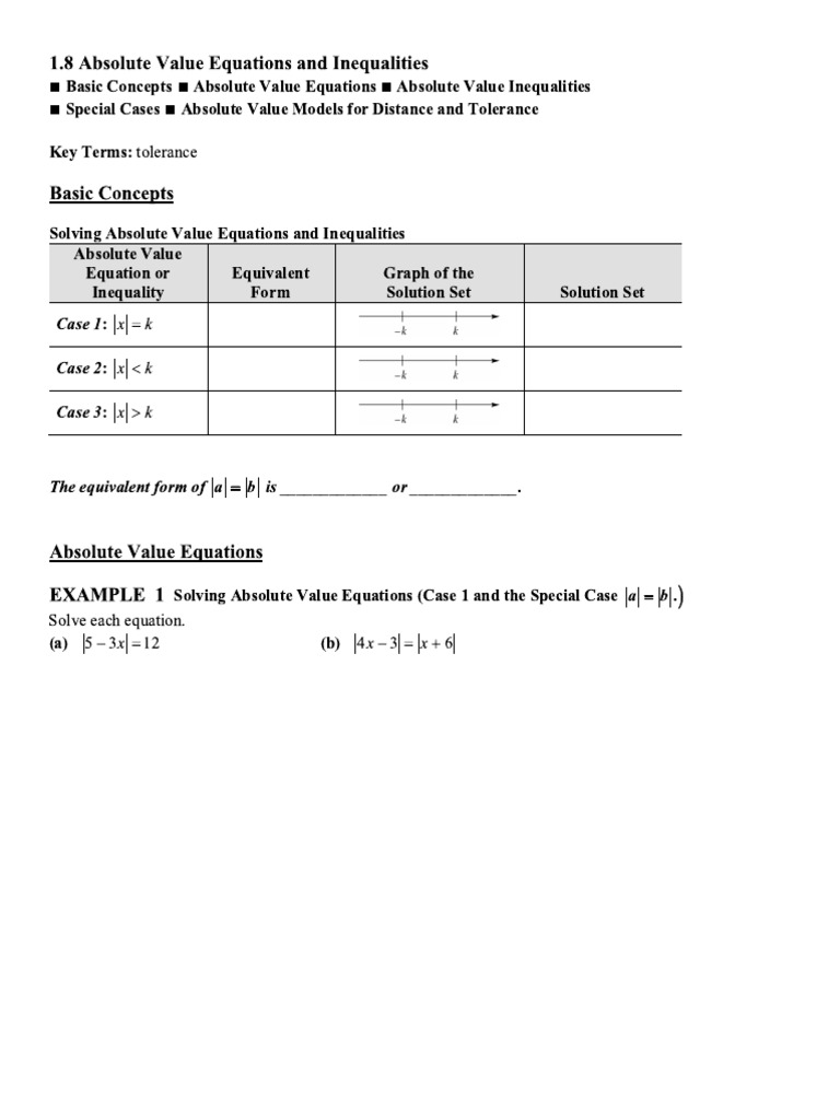 9-19-22 Blank Notes 7 1.8 Absolute Value Equations and ...