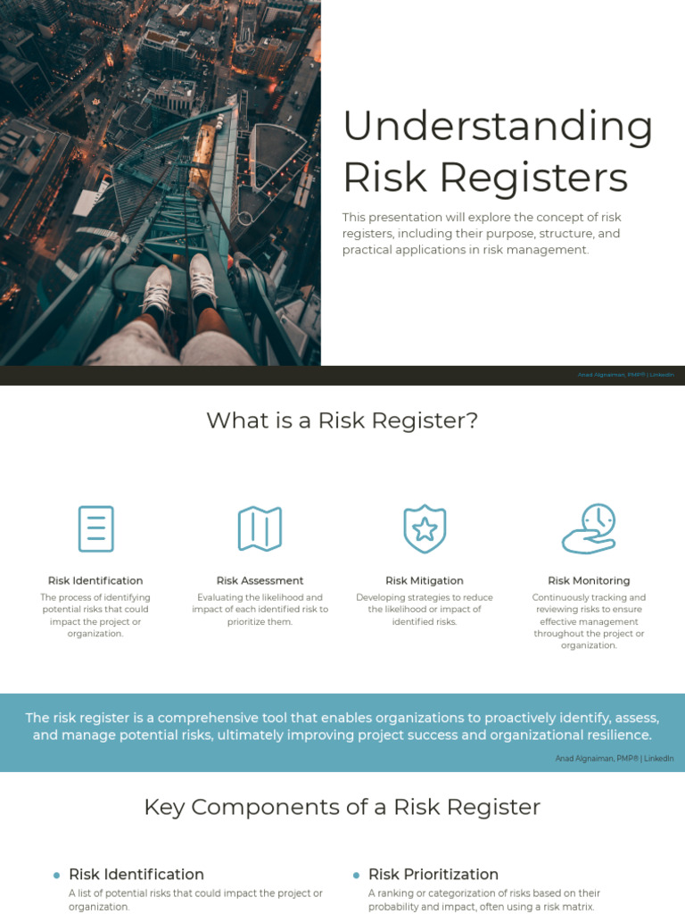 Understanding Risk Registers 1735572826 | PDF | Risk | Risk Management