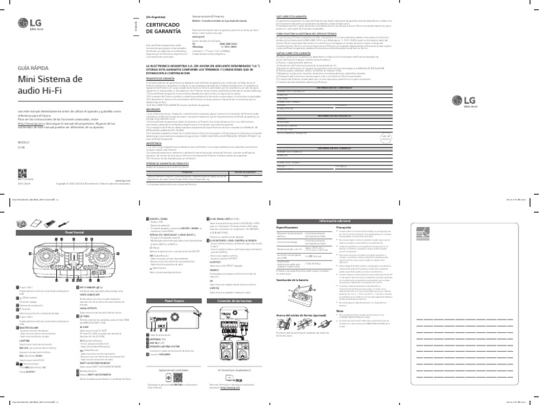 Cl98-Fb - Dargllk Sim (Sheet) Mfl71261068 | PDF | Altoparlante | USB