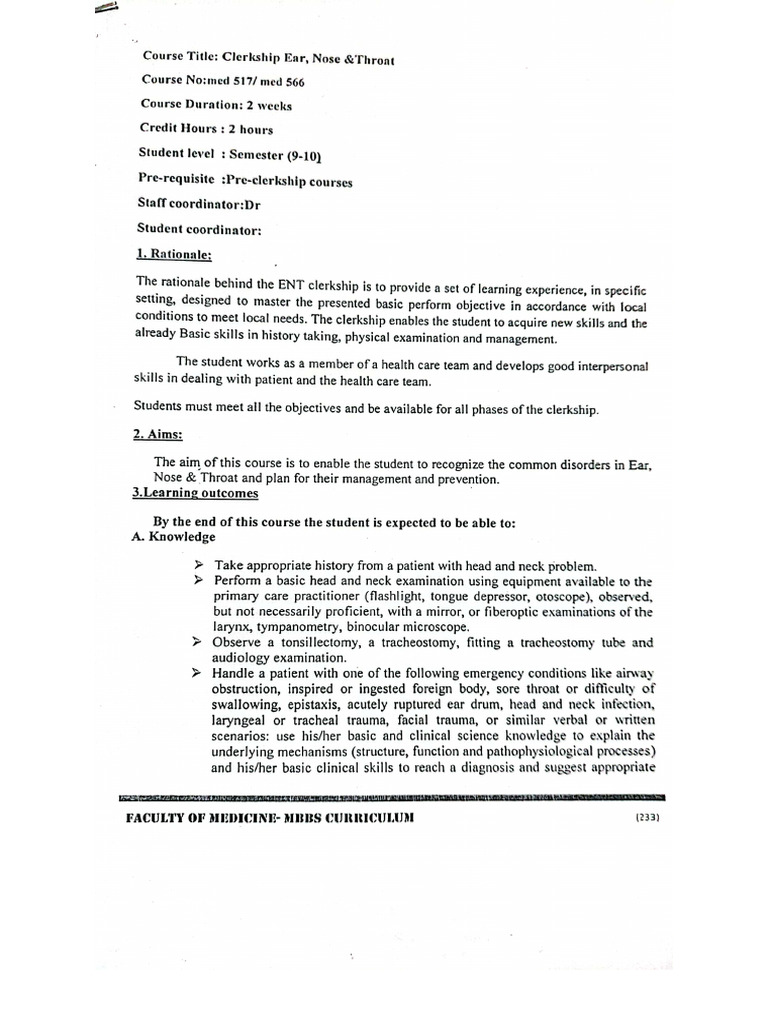 ENT Objective 24 | PDF