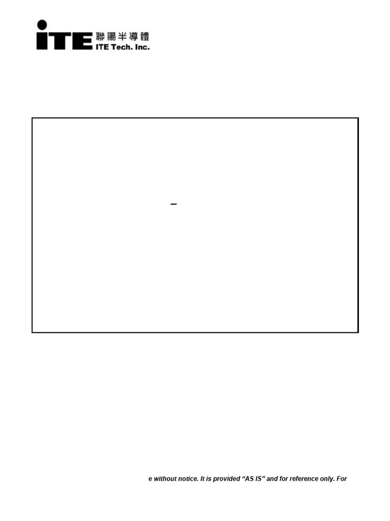 IT8786E-I: Environment Control - Low Pin Count Input / Output (Ec - LPC ...