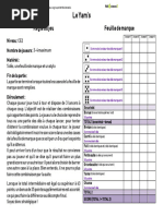 Feuille de pointage pour le jeu Yum | PDF