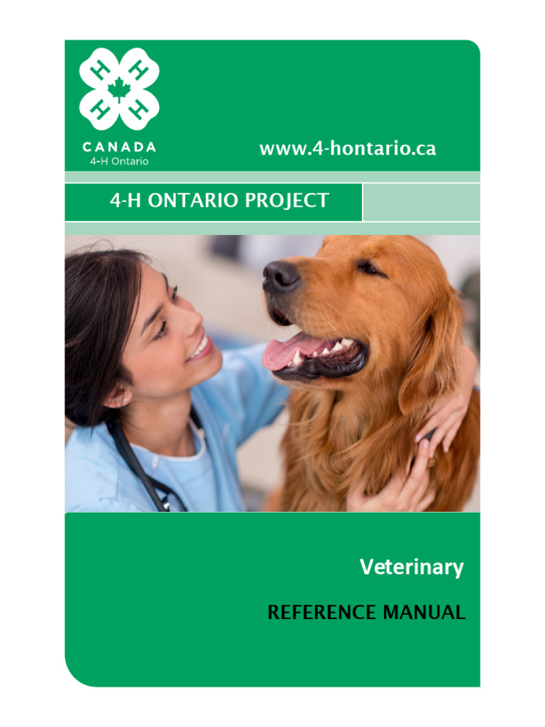 4-H Vet Project Reference Manual | PDF | Central Nervous System | Nervous System