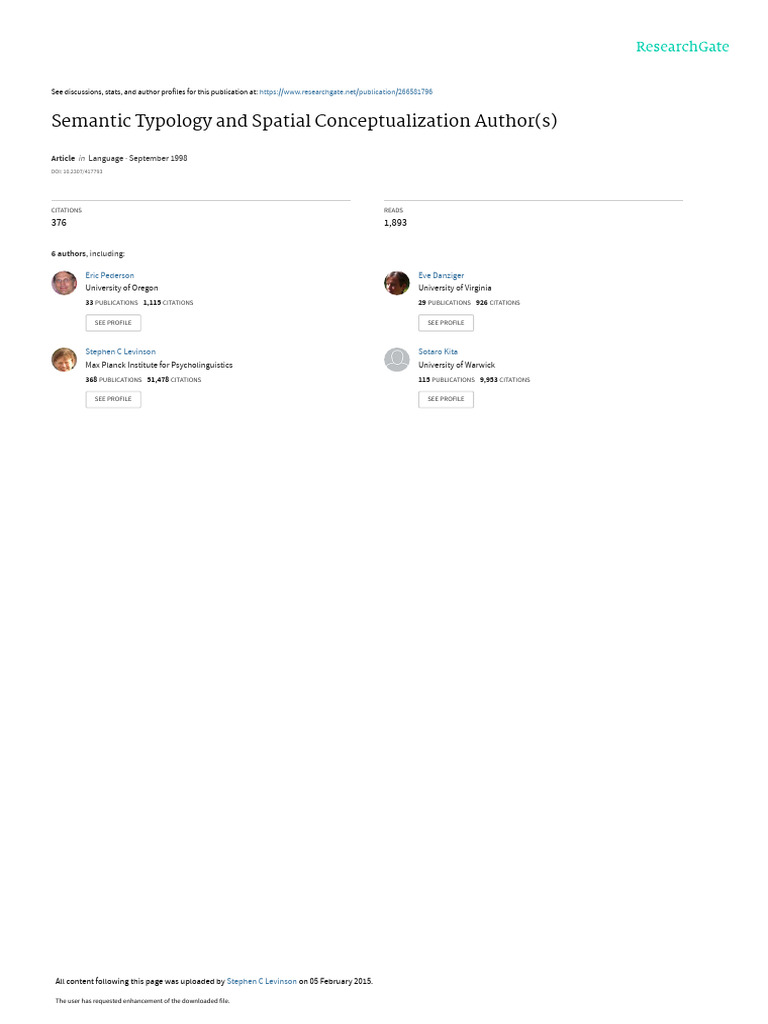 Pederson Et Al. 1998-Semantic - Typology - and - Spatial ...