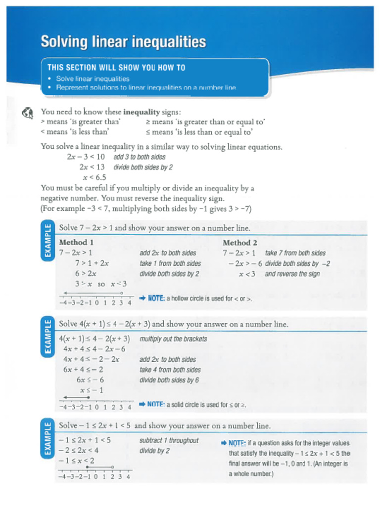 Inequalities | PDF