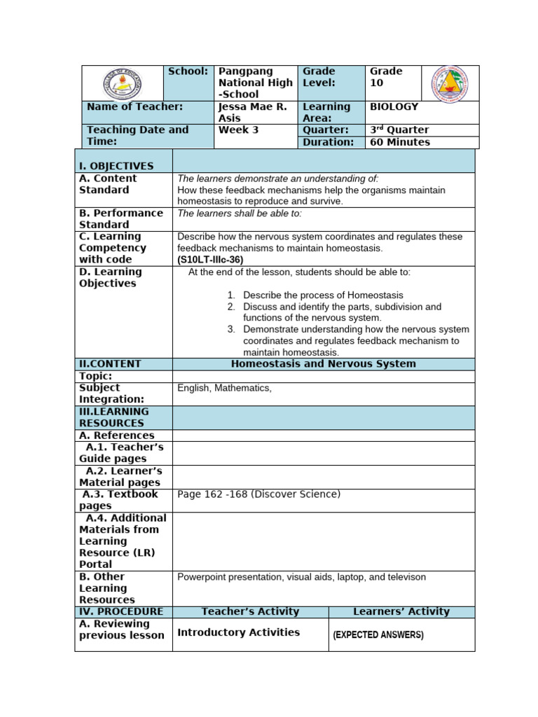 3. Nervous System | PDF | Central Nervous System | Nervous System