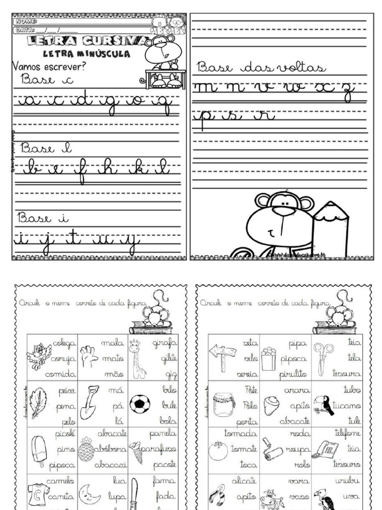 Cursiva Base Das Voltas | PDF