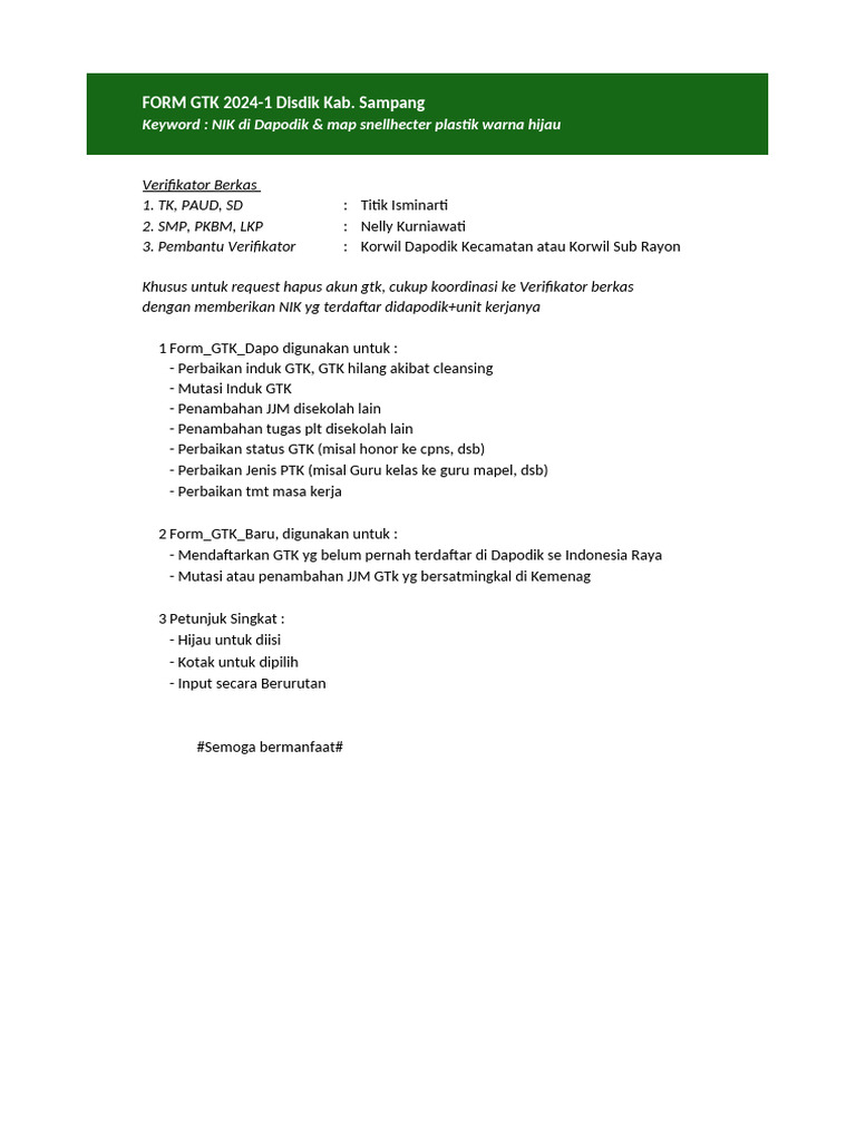 Form GTK 2024 1 | PDF