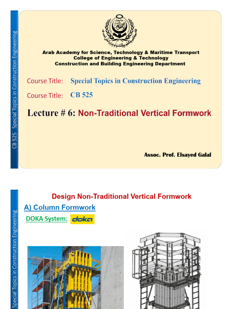 DOKA Column Formwork Design Guide | PDF | Bending | Column