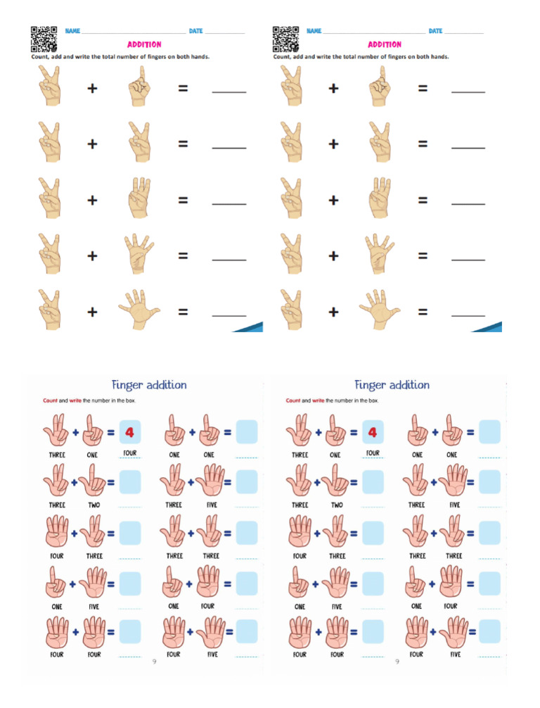 Finger Addition | PDF