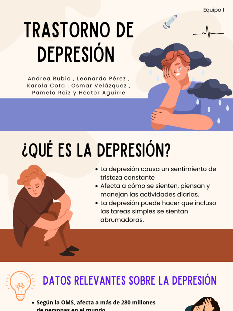 Depression Education Presentation in Beige Blue Illustrated Style.pdf ...