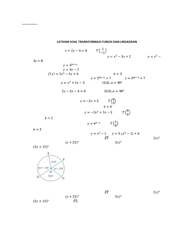 Latihan Soal Matematika XII | PDF