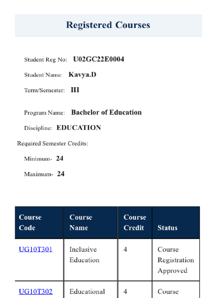 Student Internal Assessment Marks | PDF
