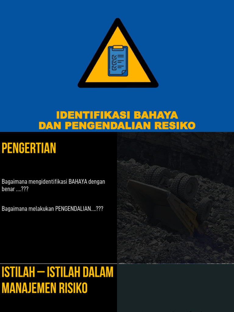 5. Identifikasi Bahaya Pengendalian Resiko Rev00 220920 Nonvid Fr Edp | PDF