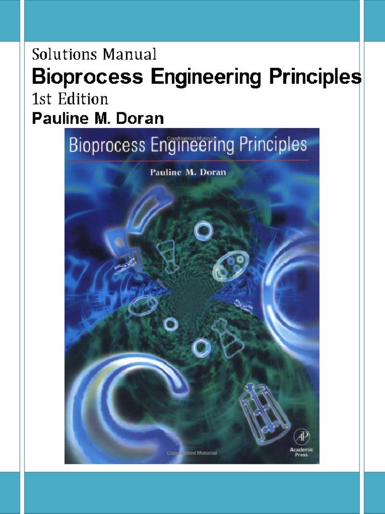 Bioprocess Engineering Principles Solucionario | PDF