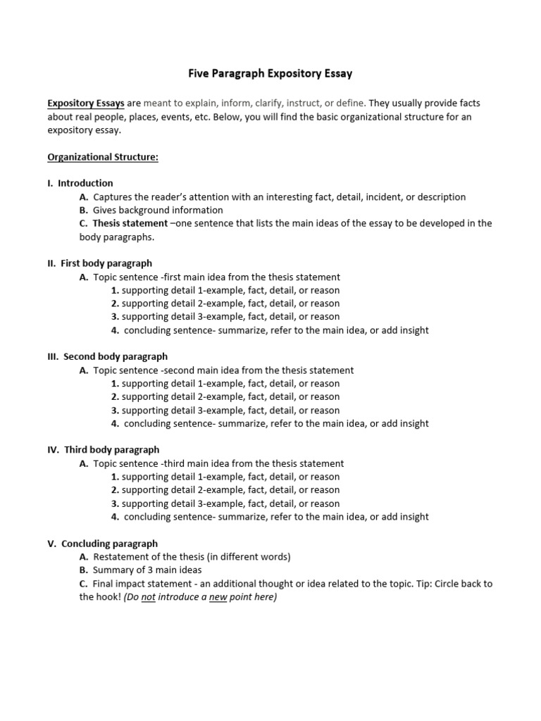 Expository Essay Overview 2025 | PDF | Cats | Essays