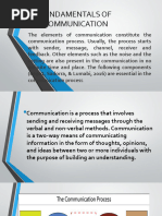 7 Key Elements of Communication Process | PDF | Communication ...