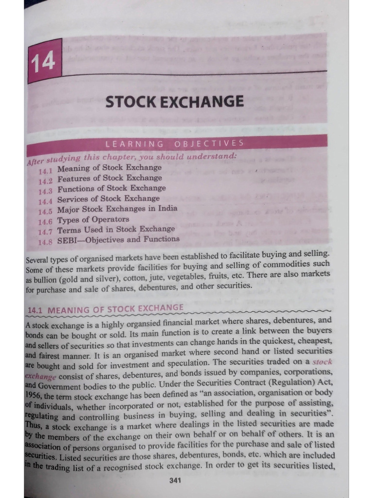 Stock Exchange | PDF