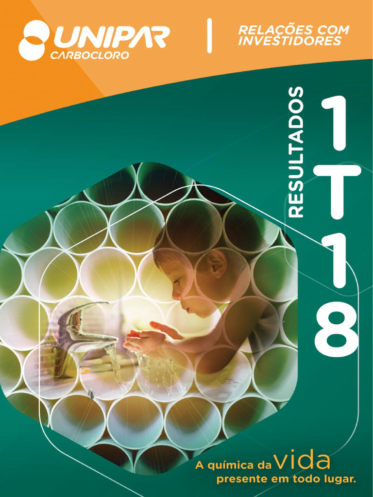 Unipar Carbocloro Release 1T18 Vfinal | PDF | Fluxo de caixa | Dividendo