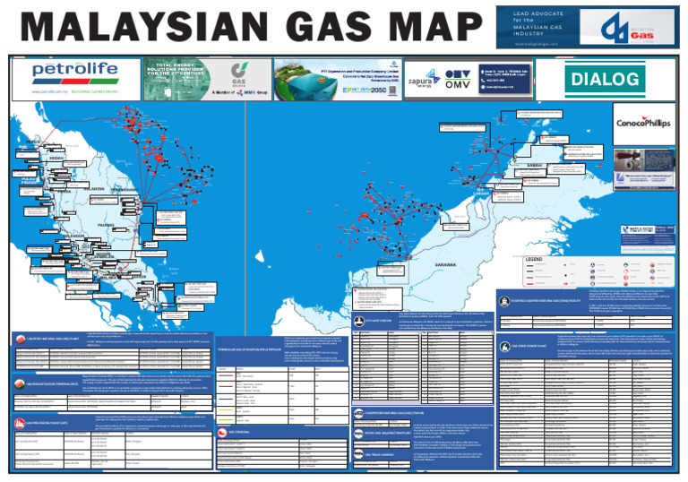 Malaysia Gas Map Advertising - New VersionEdit Colour | PDF | Chemical ...