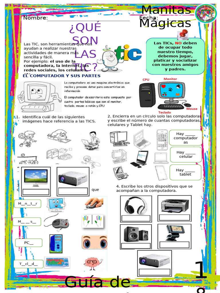 Las TIC - Actividad 1 | PDF
