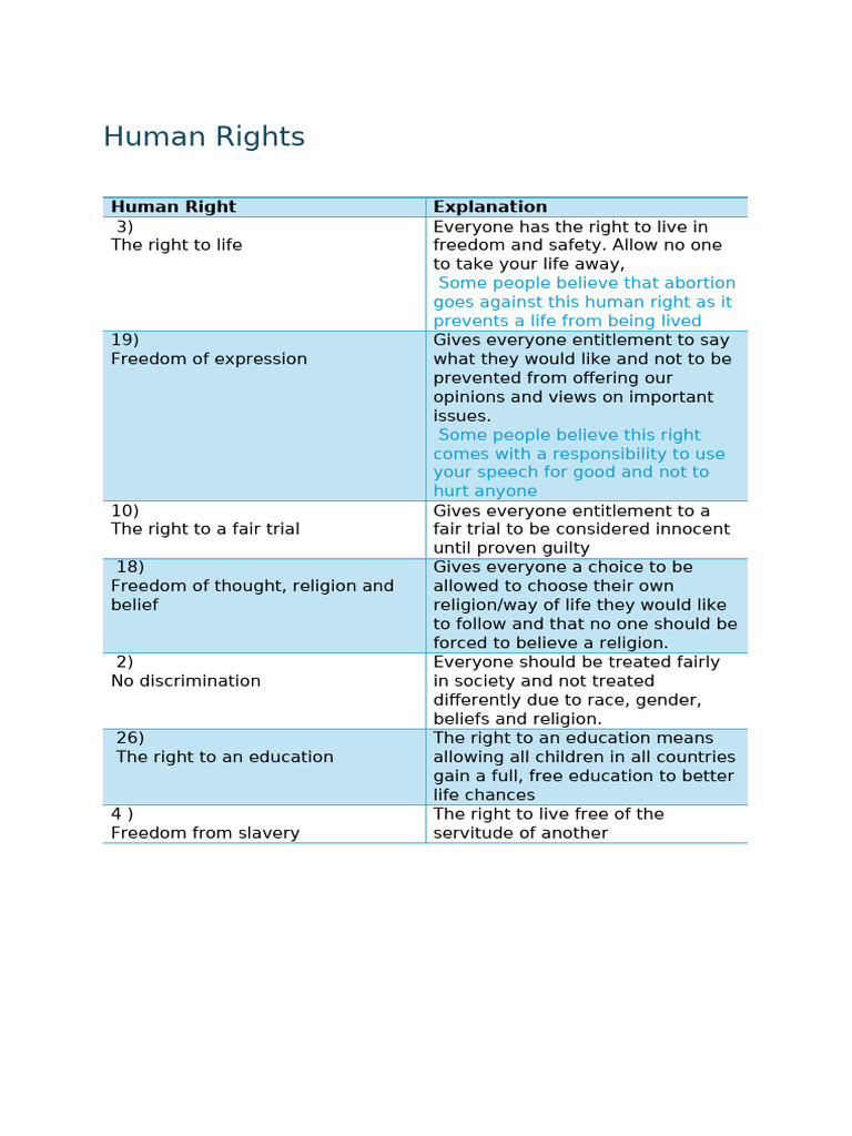 Human Rights | PDF