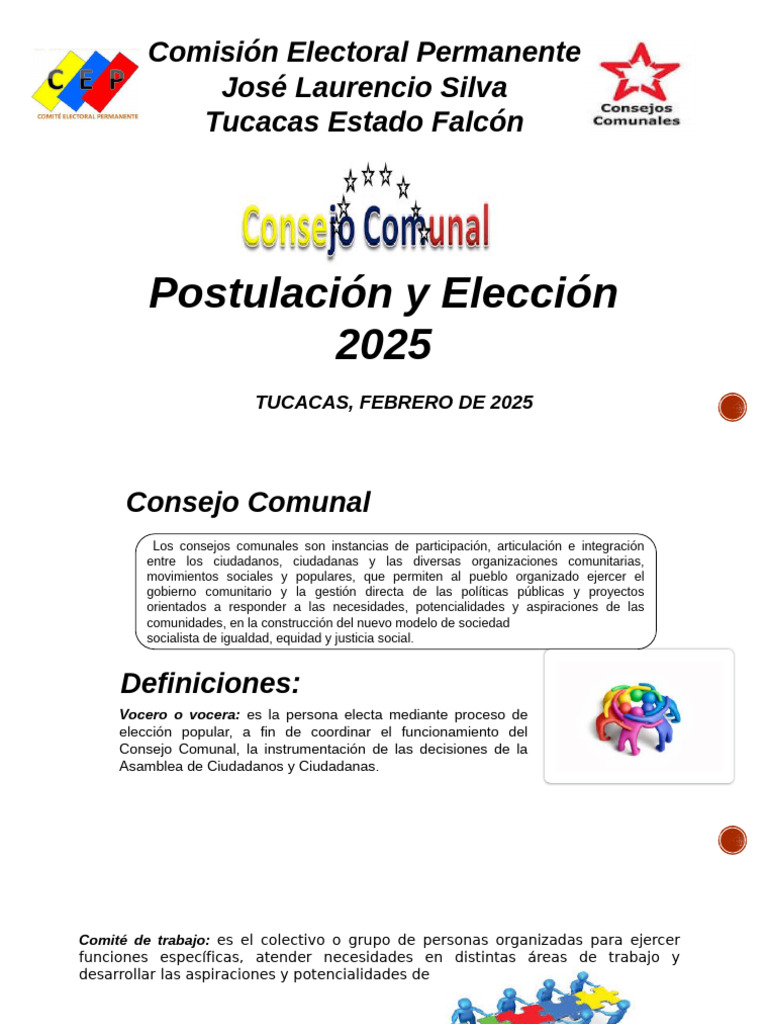 Consejo Comunal Presentacion | PDF | Venezuela | Comunidad