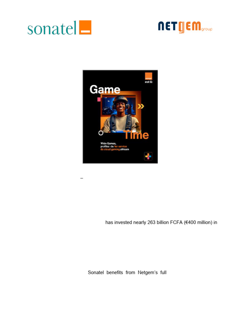 Eng CP Sonatel-Netgem 12022025 | PDF | Subscription Business Model ...