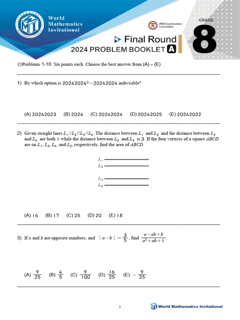 Math Problem Solving Questions | PDF | Area | Mathematics