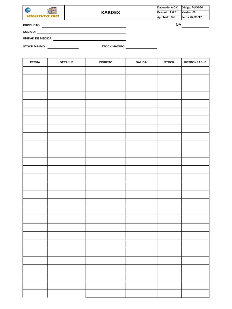 1.1.1. Kardex | PDF