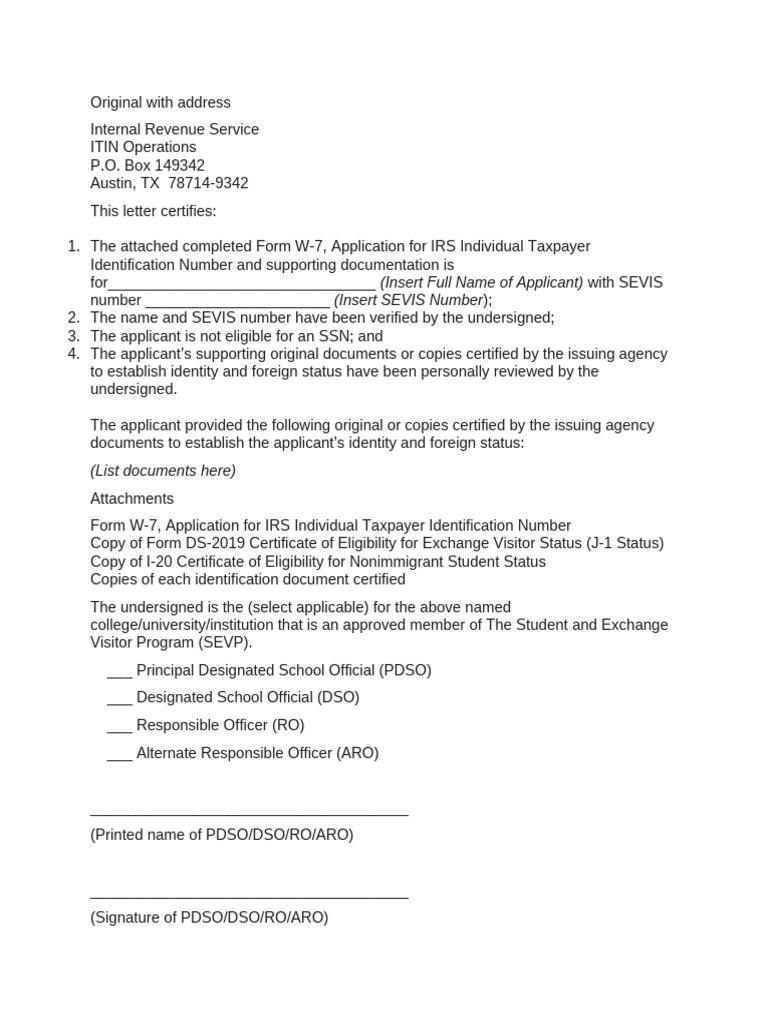 Ein Verification Letter 09 | PDF