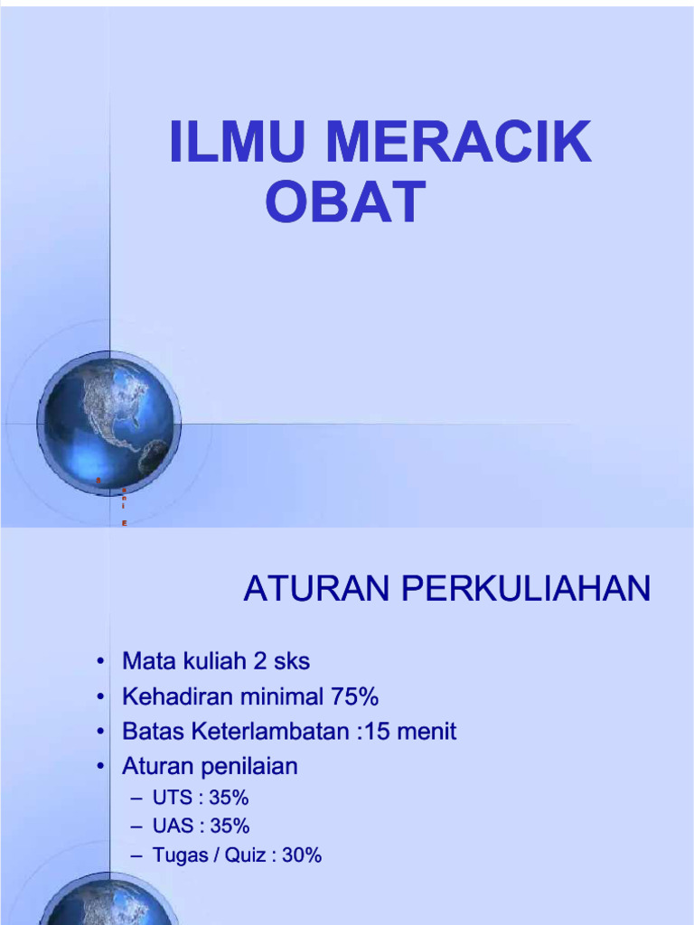 Panduan Ilmu Meracik Obat | PDF