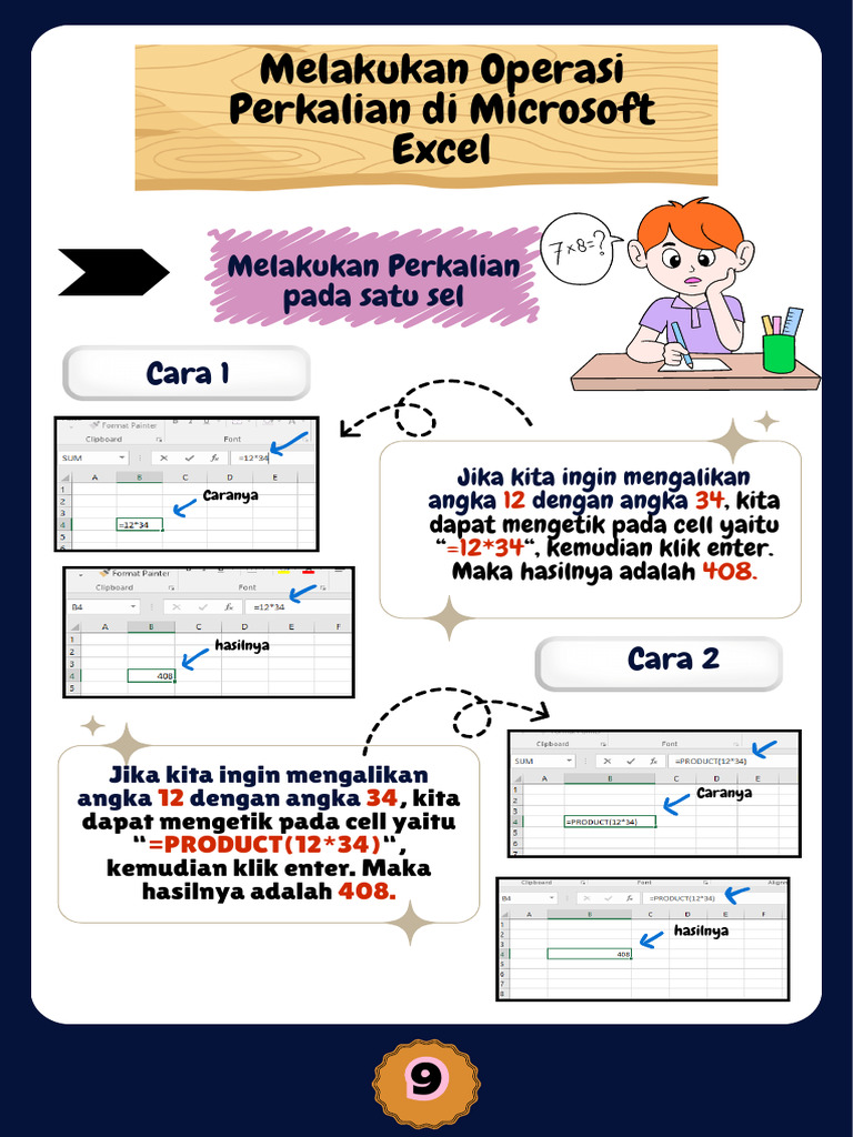 Panduan Perkalian di Excel | PDF