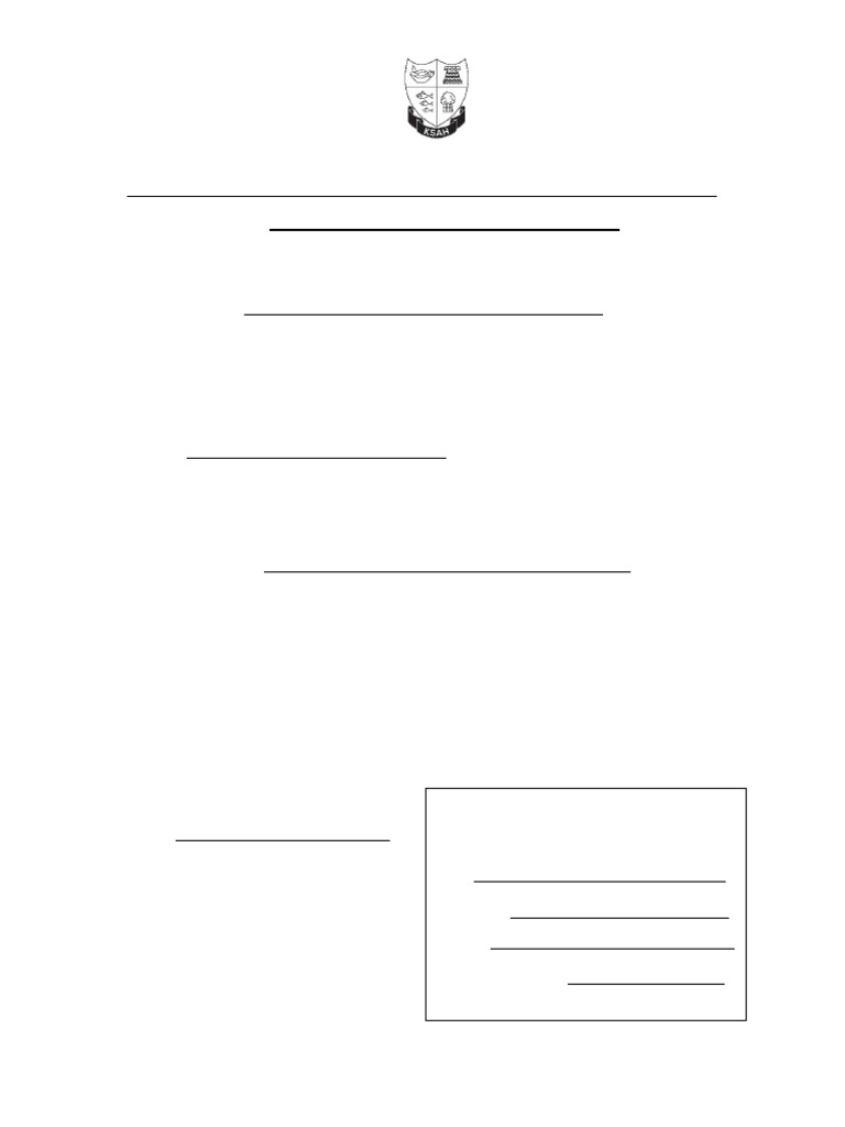 Pengakuan Masuk KSAH | PDF