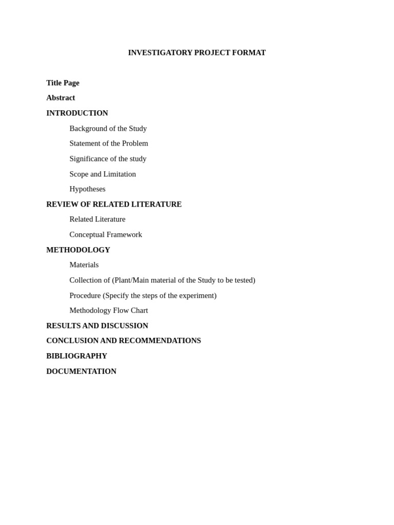 Student Research Project Guide | PDF