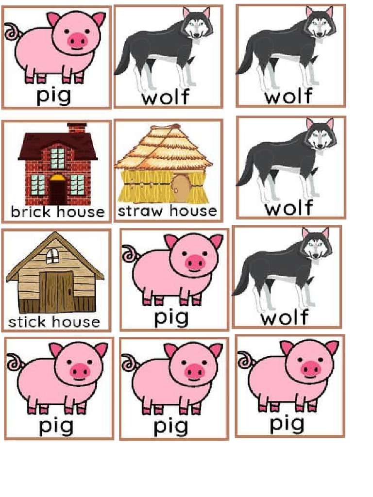 3 Little Pigs Game | PDF